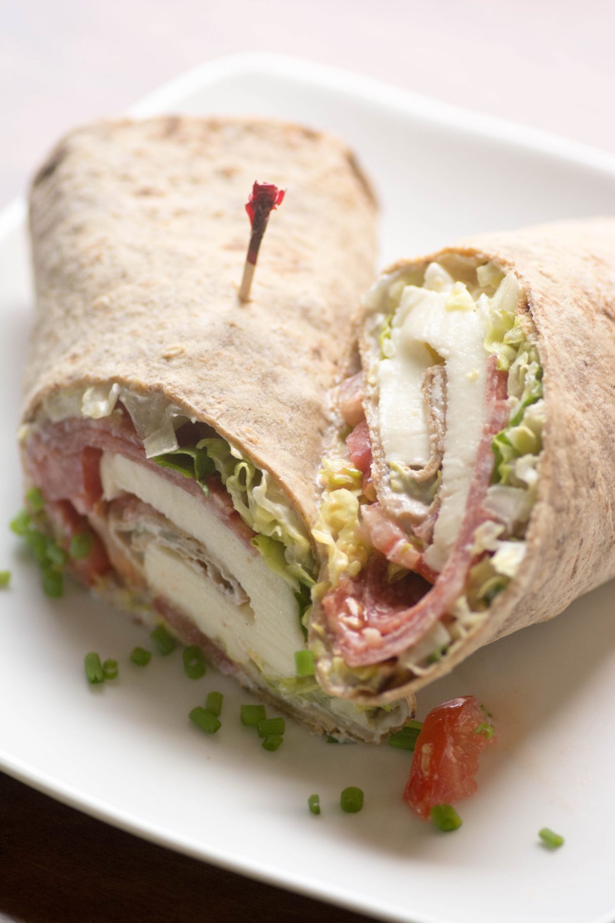 Mozzarella, Tomato, Basil Wrap - Stirlist